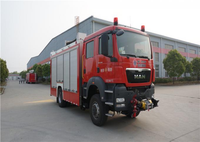 MAN Chassis 4x2 Drive Road and Rail Bifunction Fire Engine Fire ...