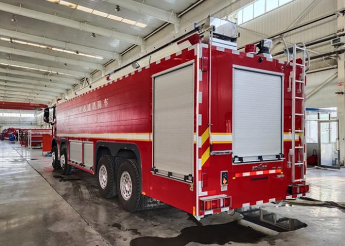 15270kg 6x4 Drive Pumper Water Tanker Fire Truck with 22m Turning Diameter