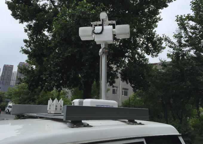 Aluminum 12V/24V 40000lm Outdoor Telescoping Light Tower with 4 LED Lamp