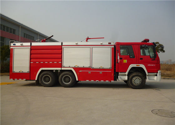 6000L Commercial Fire Trucks With 48 L/S Monitor Flow Rate And 11600 Kg ...