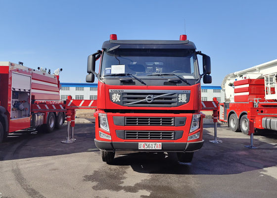 VOLVO 598hp Power Aerial Ladder Fire Fighting Engine With 4 Telescopic ...