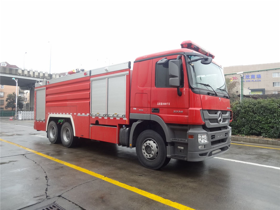 265kw Mercedes Benz Chassis 6x4 Drive Water Tanker Fire Truck 12000kg Tank