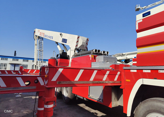 6×4 Driving Single Cab Hydraulic Aerial Ladder Fire Truck