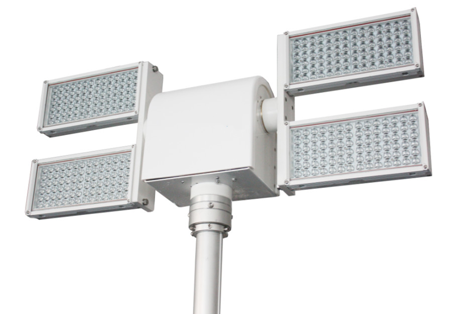 Aluminum 12V/24V 40000lm Outdoor Telescoping Light Tower with 4 LED Lamp