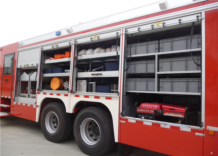 265Kg Six Seats 6x4 Drive Fire Equipment Truck which Loaded 168 Sets ...
