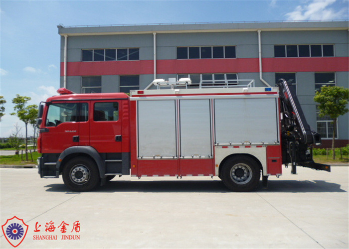 GVW 13066kg Emergency Rescue Vehicle with Lifting Lighting Tower for ...