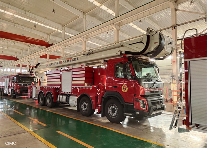 43 Meters Working height High Spraying Water Tower Fire Truck H-Type ...