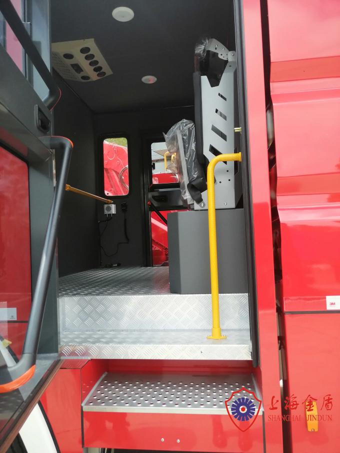 25m Boom 60m Spray Range Aerial Ladder Fire Truck With Stainless Steel ...