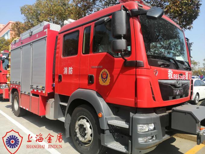 290HP 6 Seats Emergency Rescue Vehicle With 100 Set Fire And Rescue ...