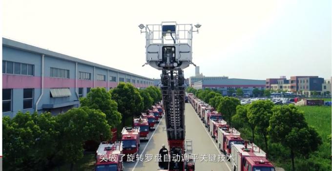 4x2 Drive Four Door Structure 30m Aerial Ladder Fire Truck For High ...